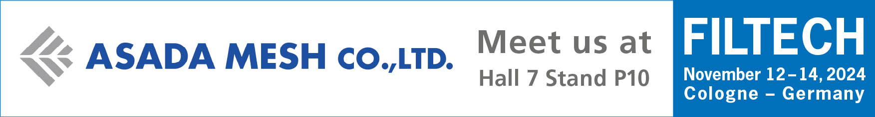 Filtech 2024 | ASADA MESH CO.,LTD.